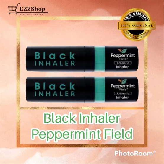Black Inhaler Peppermint Field 2in1 INHALER | Lazada PH