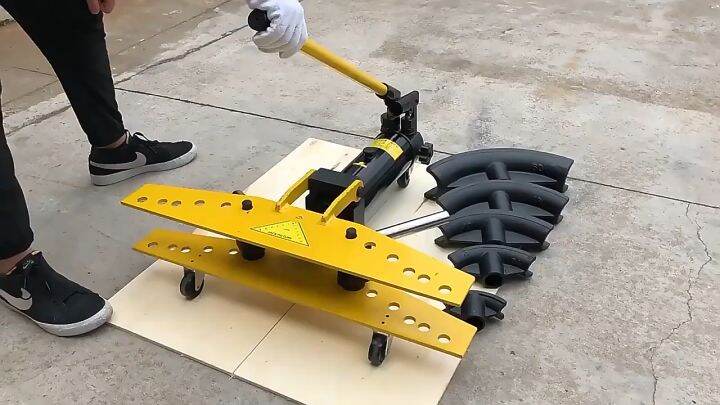 SWG-1 1 Inch Integral Manual Hydraulic Bender For Steel Bar Galvanized ...