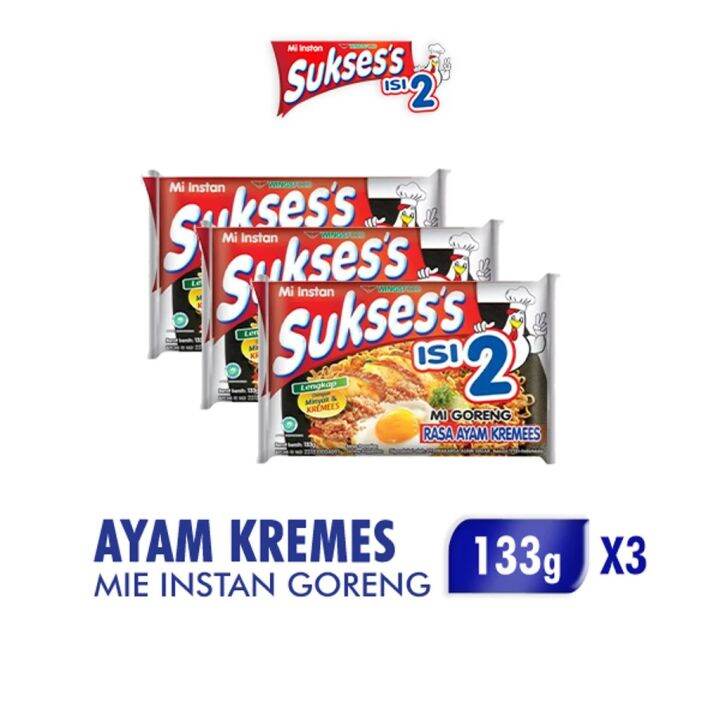 Mie Sukses Isi 2 Ayam Kremes 3 pcs | Lazada Indonesia