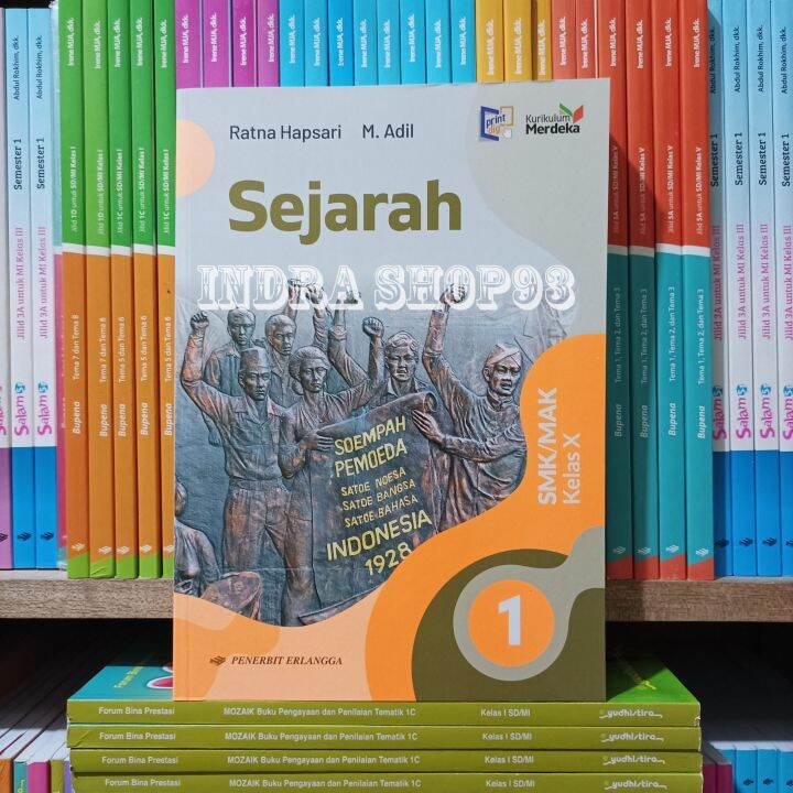 Buku Sejarah Kelas 1/X 10 SMK Kurikulum Merdeka Erlangga | Lazada Indonesia
