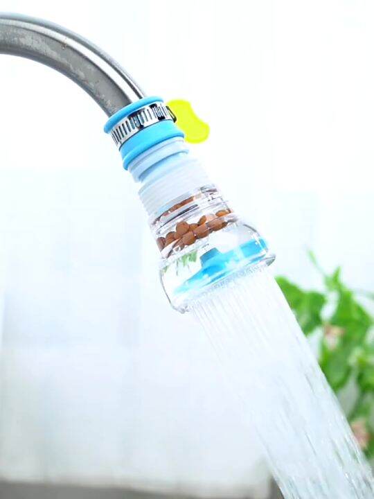 Faucet Filter Splash-proof Shower Tap Water Filter Kitchen Water ...
