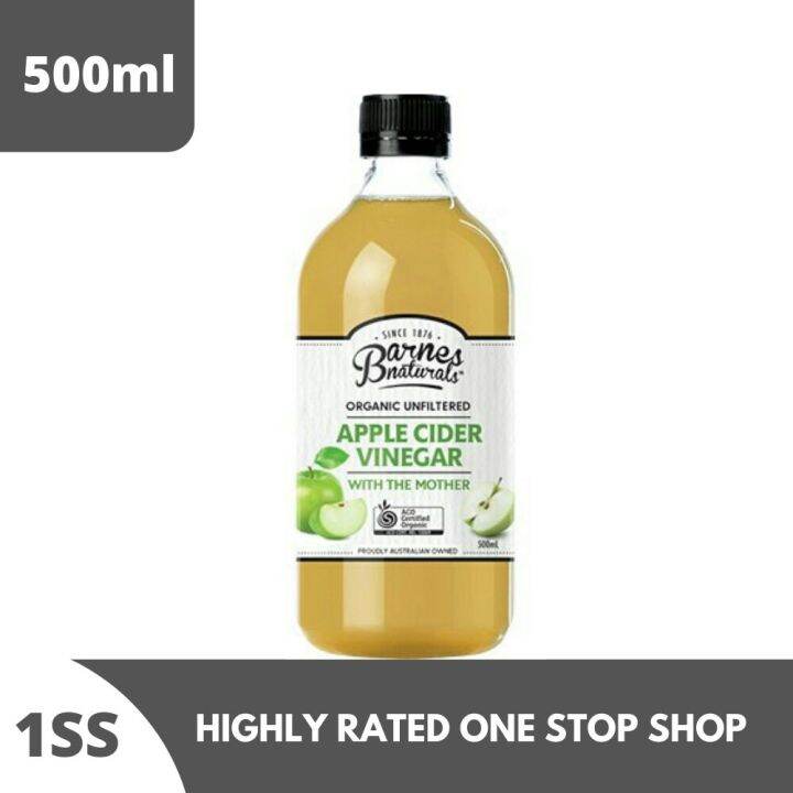 Barnes Naturals Organic Apple Cider Vinegar, 500ml | Lazada PH