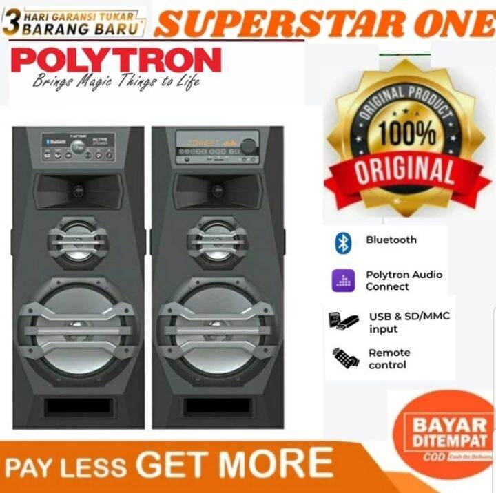 polytron bluetooth speaker aktif passpro pas 2A15 speaker aktif bluetooth | Lazada Indonesia