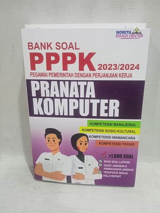 buku terbaru soal pppk pegawai pemerintah dengan perjanjian kerja pranata komputer tahun 2023 ...