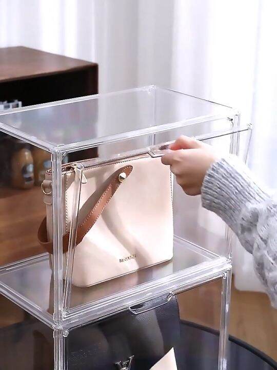 AirColumn Transparent Storage Box Acrylic Display Box Handbag Storage ...