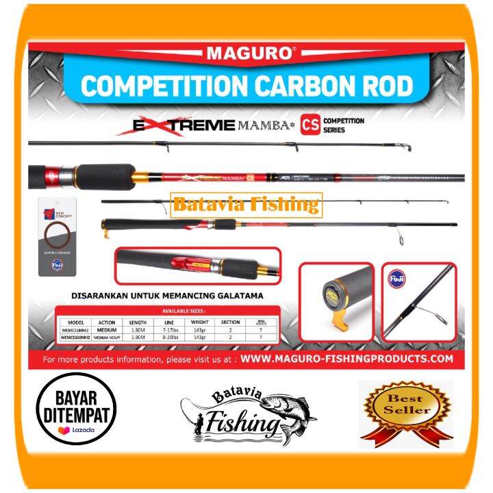 Joran Spinning Maguro Extreme Mamba Cs Galatama Series | Lazada Indonesia