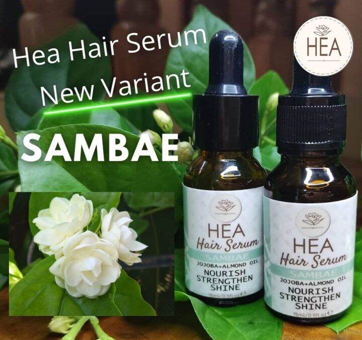 Hea PH Hair Serum Sambae 15ml Organic Oil Hair Treatment Sampaguita Oil Scent ElaineZ Harmony ...