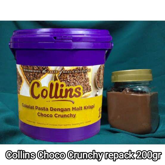 Collins Choco Crunchy share in jar 200gram selai roti olesan topping ...
