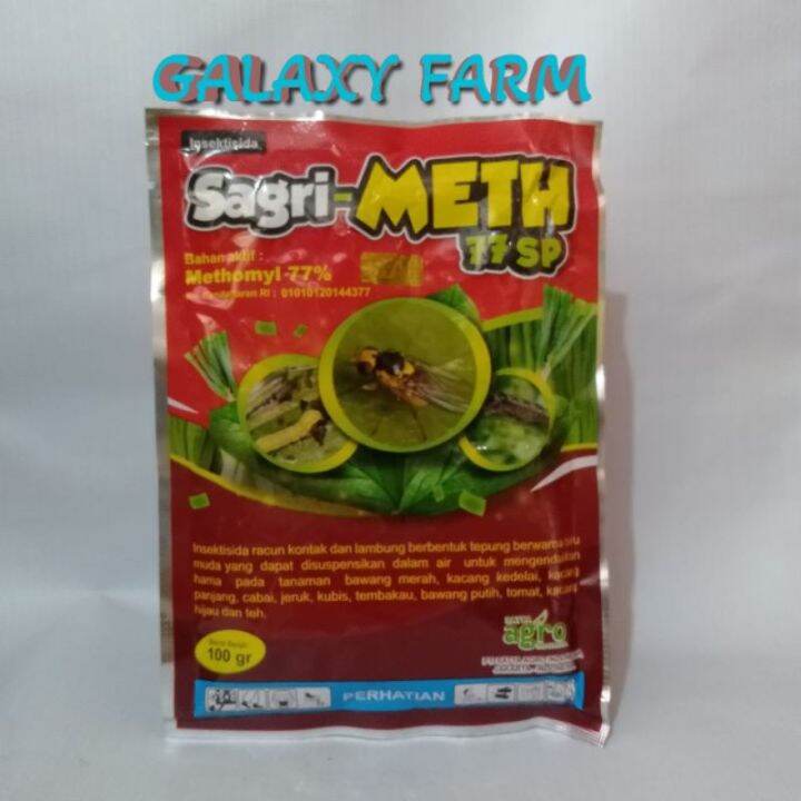 INSEKTISIDA SAGRI METH 77SP RACUN TELUR METOMIL 77%100GR | Lazada Indonesia