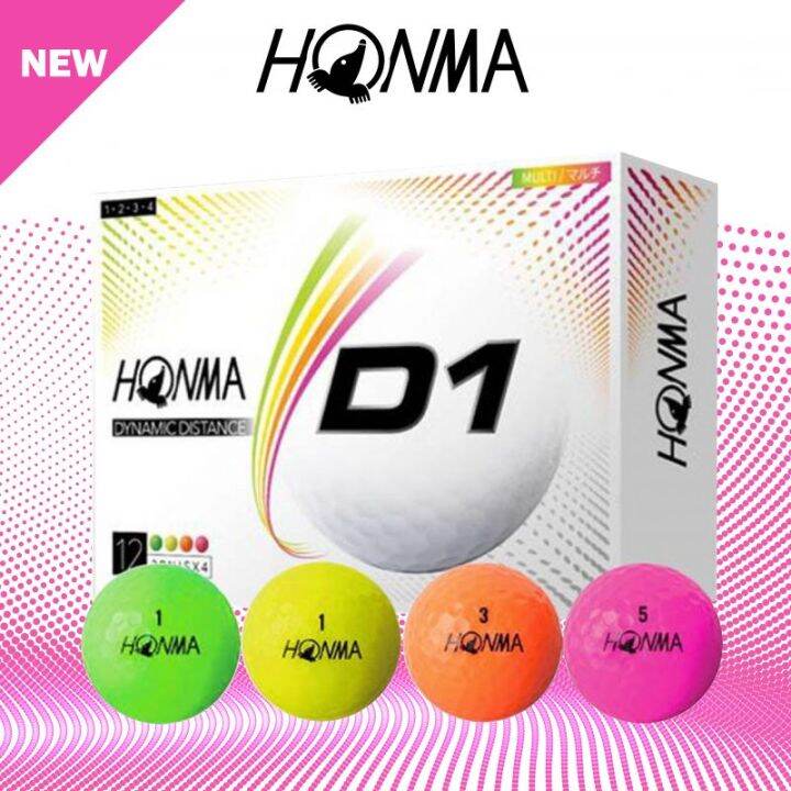 ลูกกอล์ฟ HONMA D1 (1 Free 1) | Lazada.co.th