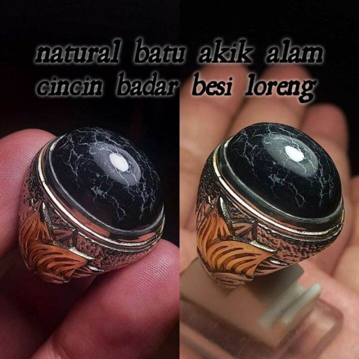 BATU AKIK BADAR BESI HITAM | Lazada Indonesia