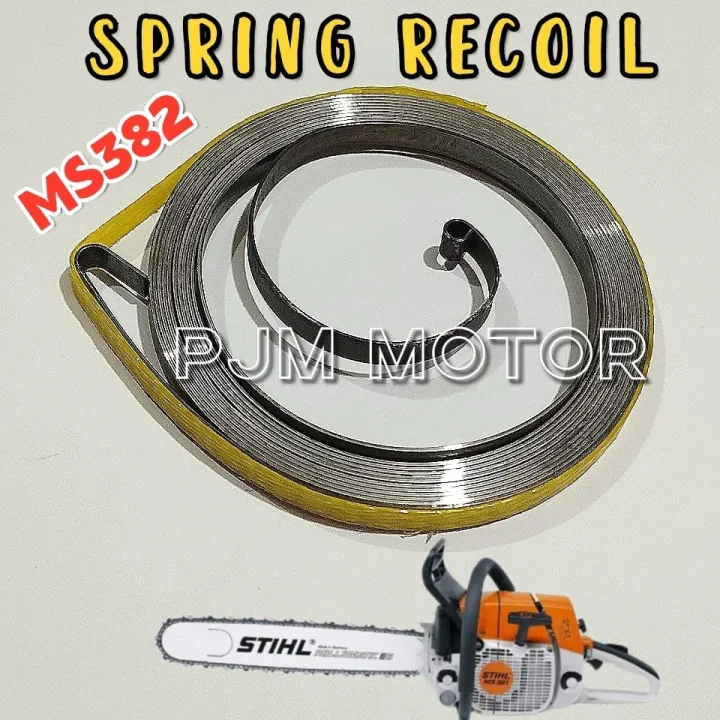 Ms382 Spring recoil per engkol starter mesin chainsaw sthil sinso senso ...