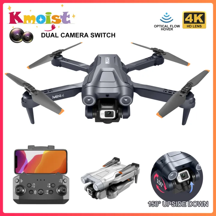 Kmoist Mini Drones 4K HD Aerial Photography Aircraft Optical Flow Positioning Four-sided ...