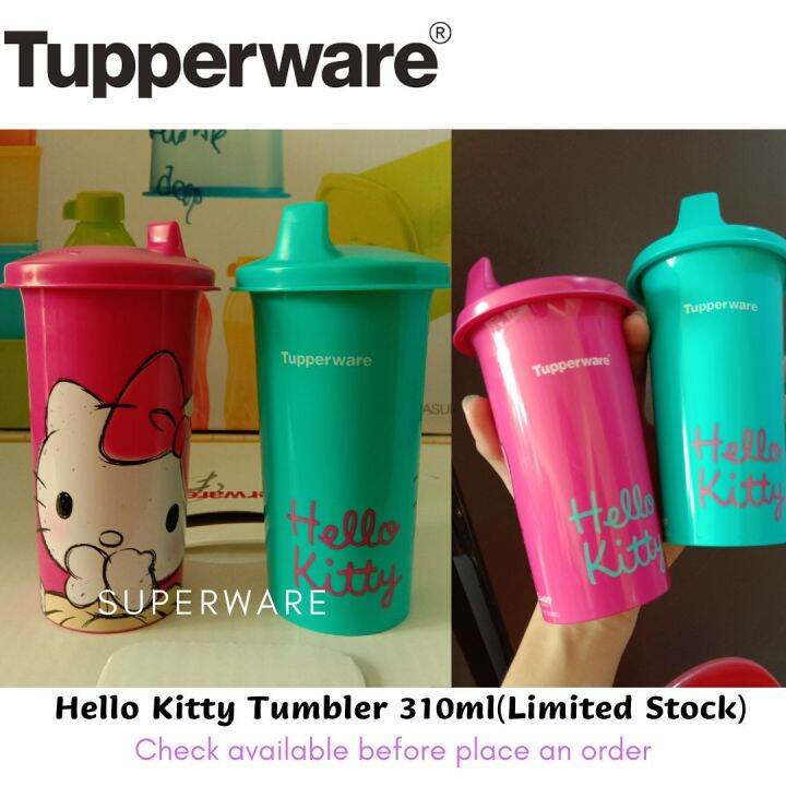 Tupperware -Hello Kitty Tumbler 310ml(2) | Lazada