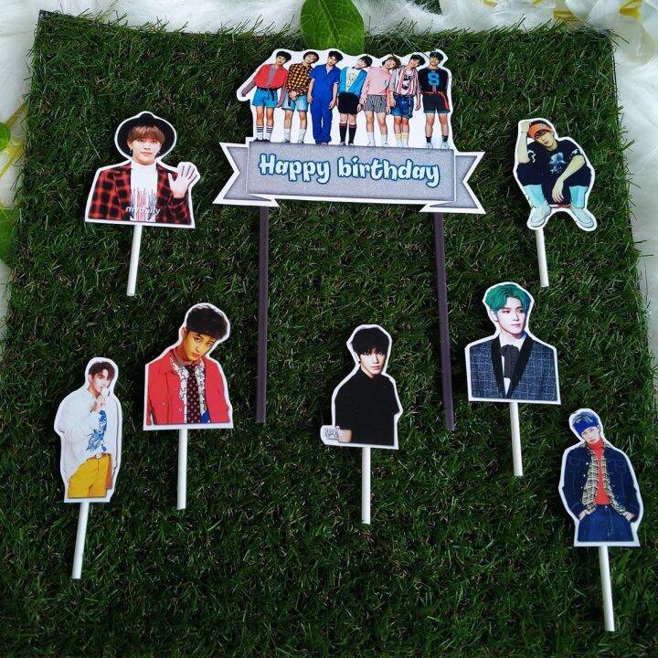 Topper cake NCT happy birthday hiasan kue ulang tahun | Lazada Indonesia
