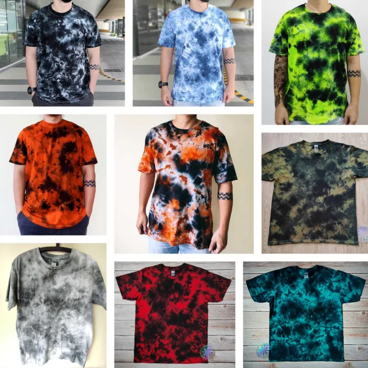 Scrunch Tie-dye Shirts (Unisex Cotton T-shirt) | Lazada PH