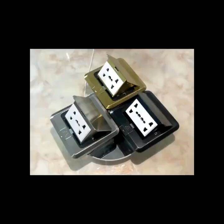 (Fast Delivery)Universal 250V Floor Ground Outlet Power Sockets 6 Prong ...