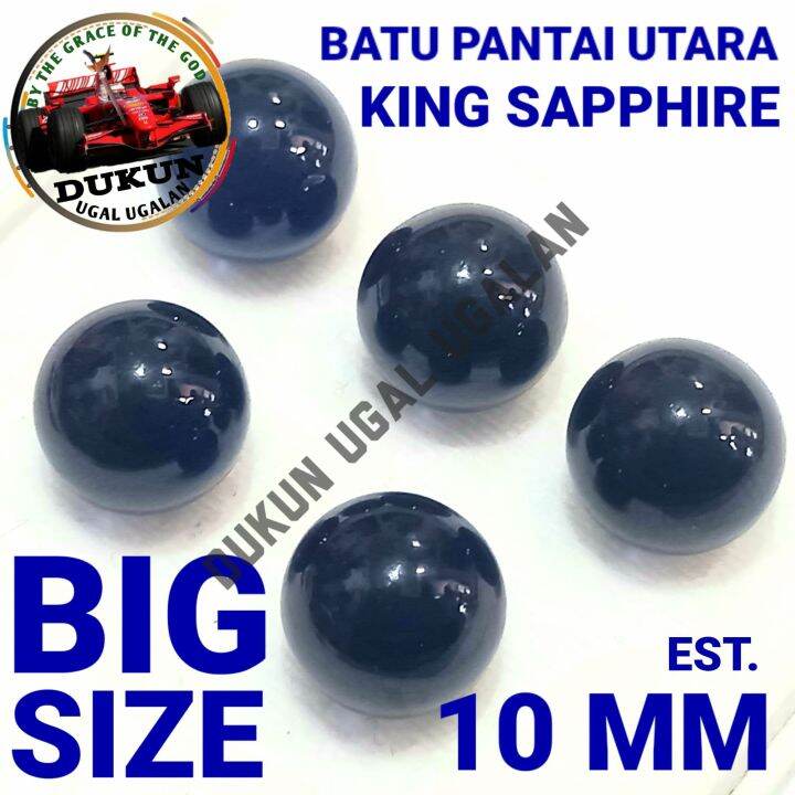 Big Size Batu Mustiko Hadiah Ratu Pantai Utara King Sapphire Bahan Batu ...