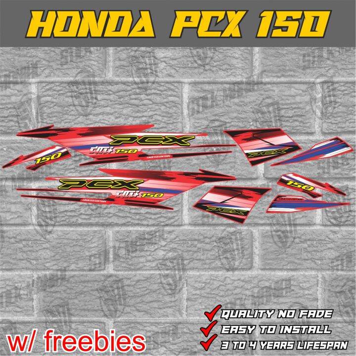 Honda PCX 150 decals sticker, laminated | Lazada PH