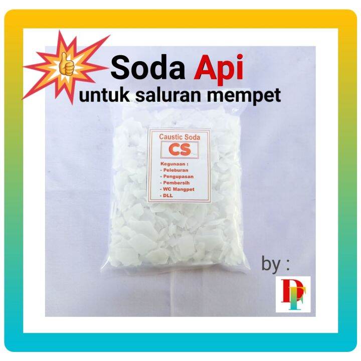 SODA API 1/2 kg pembersih keramik kotor,bak cuci piring(BCP),WC toilet ...