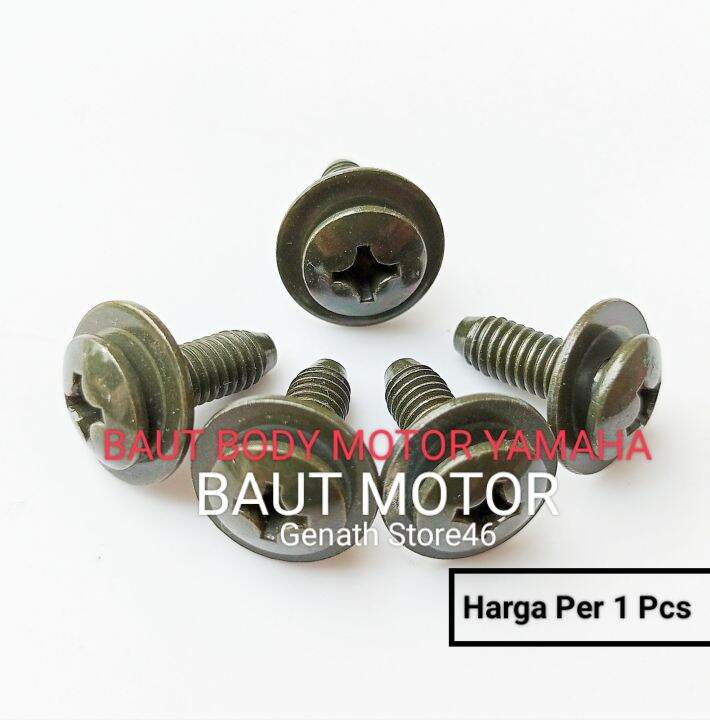 (1 buah) BAUT BODY YAMAHA BESAR BAUT DASBOARD MOTOR BAUT BODY MOTOR ...