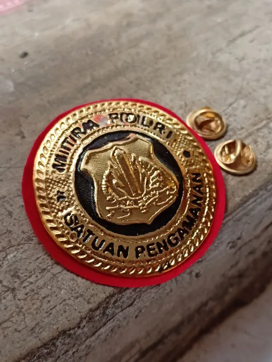 pin lencana mitra polri satpam | Lazada Indonesia