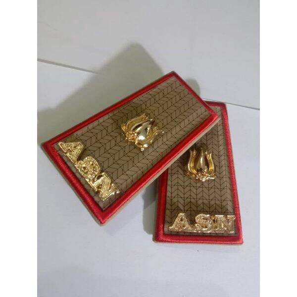 pangkat pdh ASN 3D lis merah sumsel | Lazada Indonesia