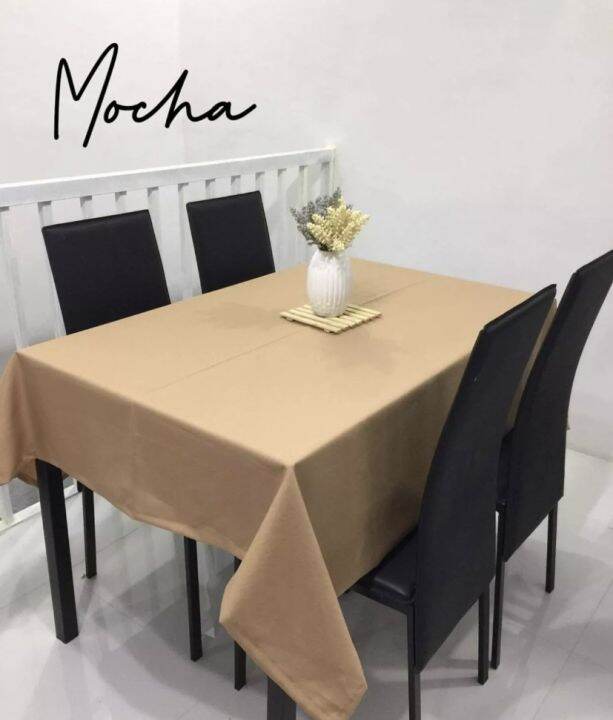PLAIN TABLE COVER DESIGN | 4-8 seater Available | Lazada PH