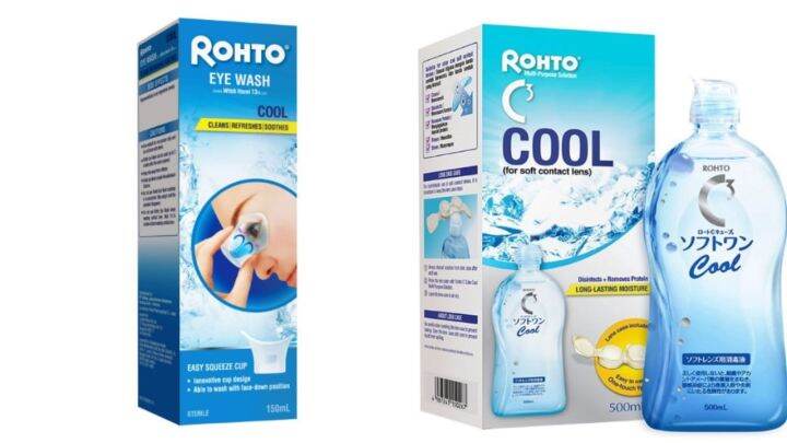 ROHTO COOL eye wash & multi purpose solution | Lazada