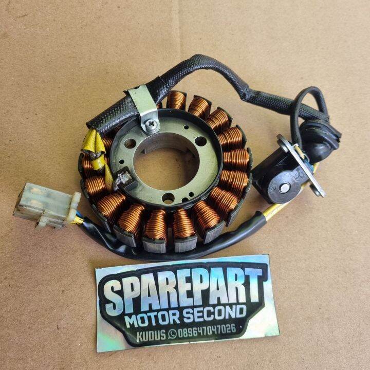 Spull spul stator comp pulser pengapian kelistrikan verza mega pro megapro monoshock cb 150 ...