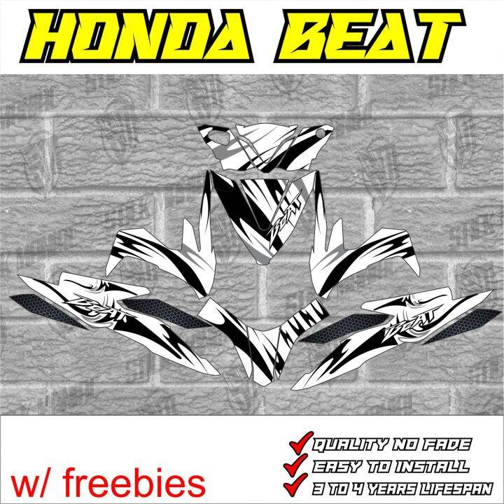 Honda Beat decals sticker, laminated | Lazada PH