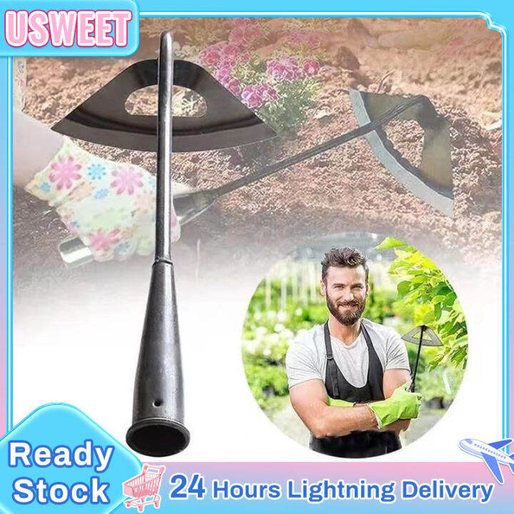Durable Steel Hardened Hollow Hoe Multifunctional Triangular Arc Hand ...