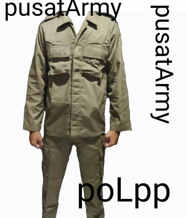 seragam SATPOL PP (SATU stel) seragam dinas Pol pp | Lazada Indonesia