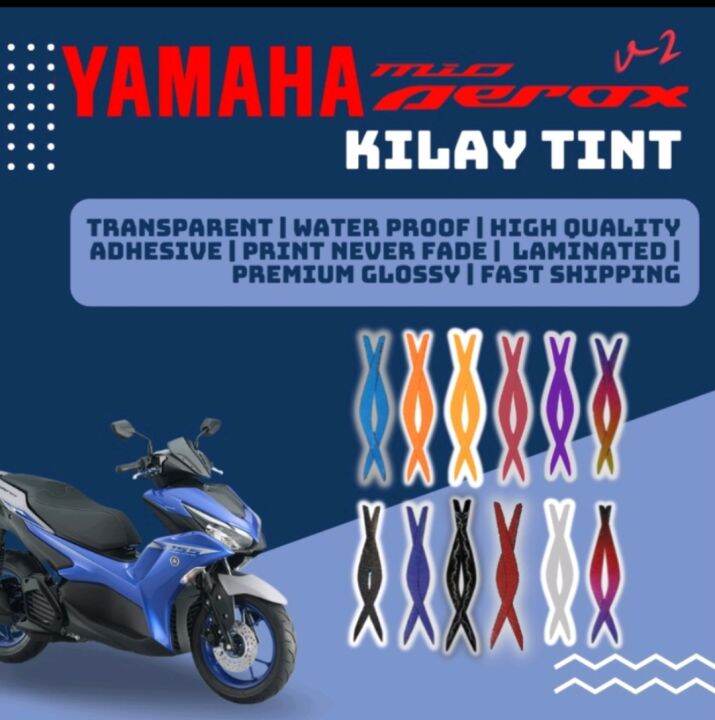 YAMAHA AEROX V1 KILAY TINT/YAMAHA AEROX STICKER/YAMAHA AEROX DESIGN ...