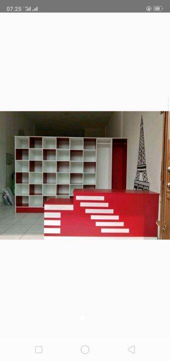 Meja Kasir & Rak Laundry Ukuran Jumbo Harga 1 Set | Lazada Indonesia