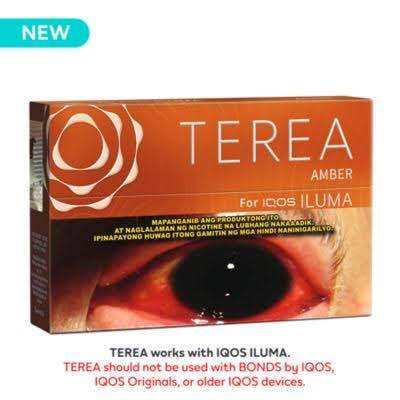 Iqos heets amber selection terea amber ream yellow selection yellow ...