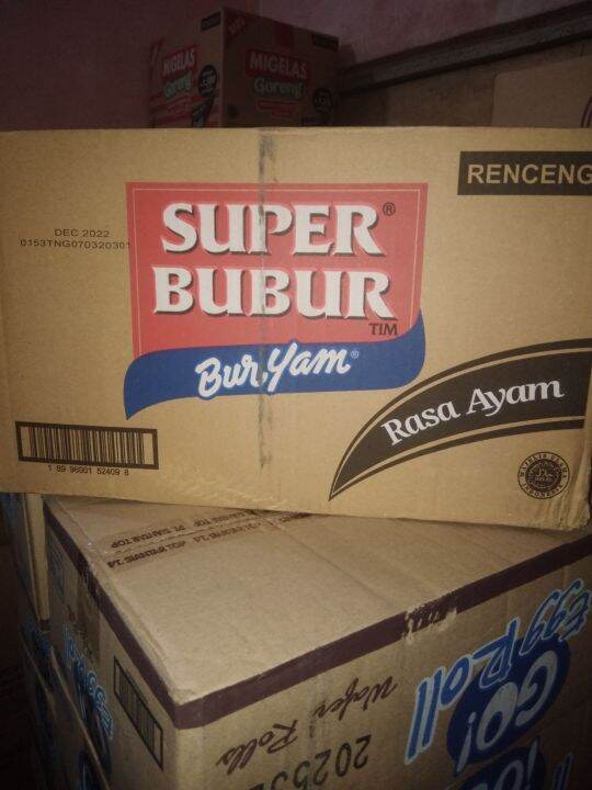 super bubur buryam 1 dus isi 12 renceng x 10 bungkus | Lazada Indonesia