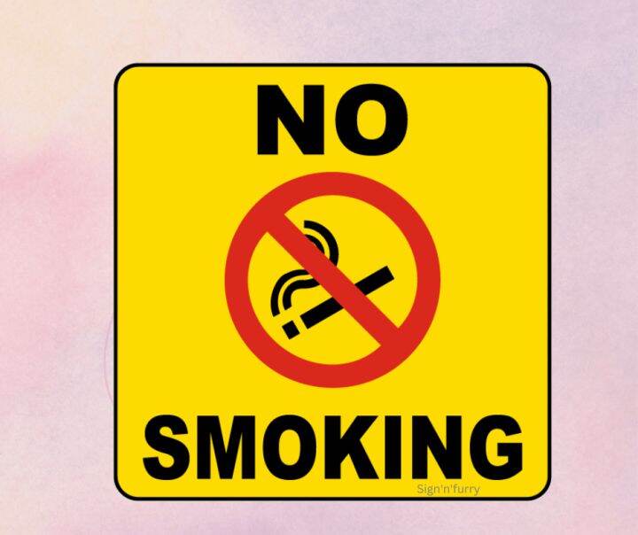 No smoking Signage | Lazada PH