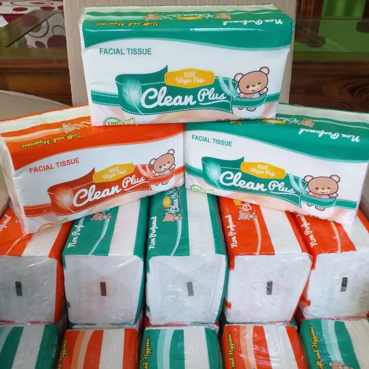 Tisu Clean Plus 180 sheet facial tissue | Lazada Indonesia