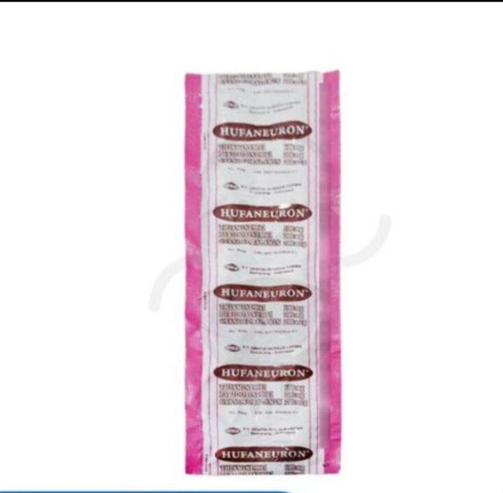 HUFANEURON KAPLET B1 B6 B12 ( Obat pegal, kram, kesemutan dan kaku ...
