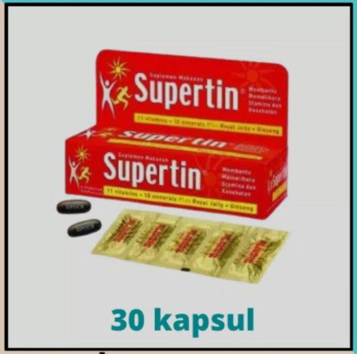 Supertin 30 kapsul Suplemen Makanan | Lazada Indonesia