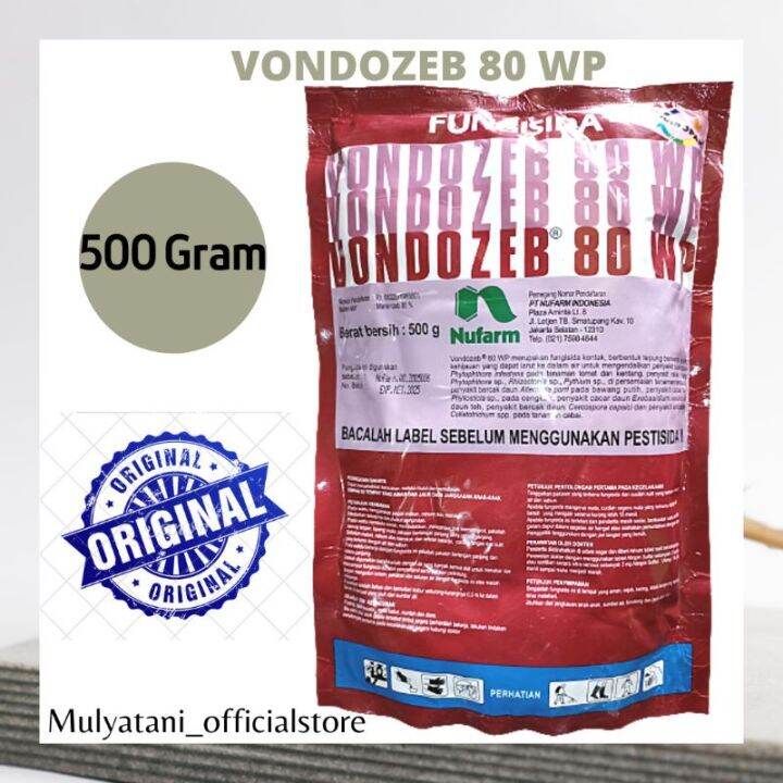 Vondozeb 80 WP Fungisida 500 Gram Original Kemasan Pabrik | Lazada ...