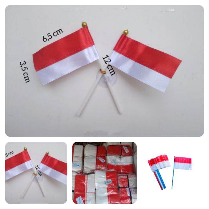 BENDERA MERAH PUTIH KECIL ISI 100 PCS | Lazada Indonesia