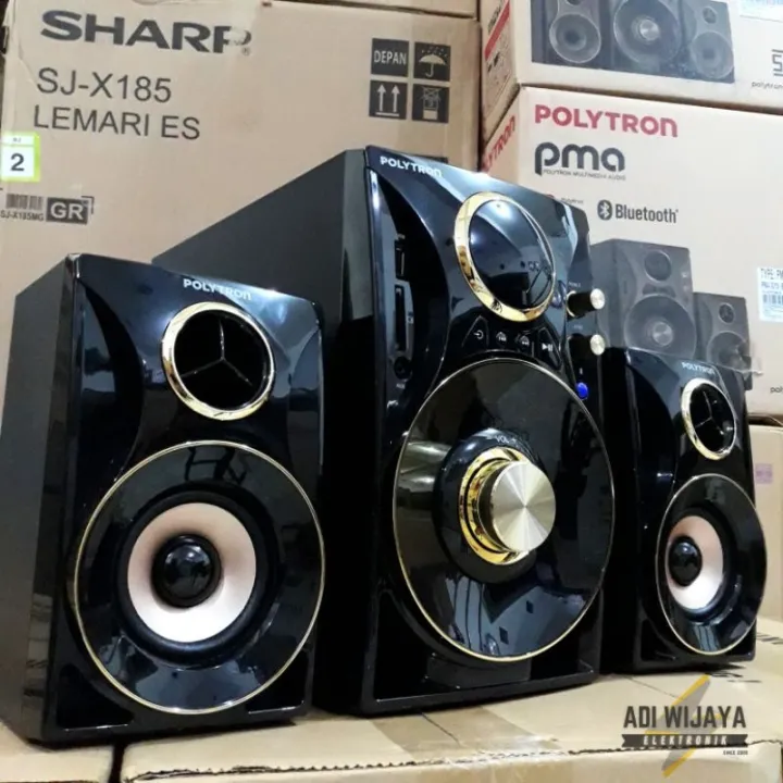 Polytron Pma 9310 Multimedia Audio Speaker Bluetooth Aux Usb Lazada