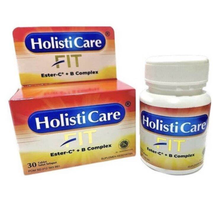 HOLISTICARE FIT 30 TABLET ESTER C + B COMPLEX ESTER-C FIT VITAMIN B C | Lazada Indonesia