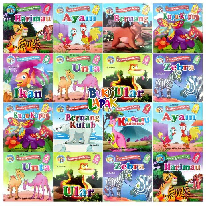 Bukulapak Buku Cerita Anak Bergambar Seri Mengenal Hewan Bilingual Full ...
