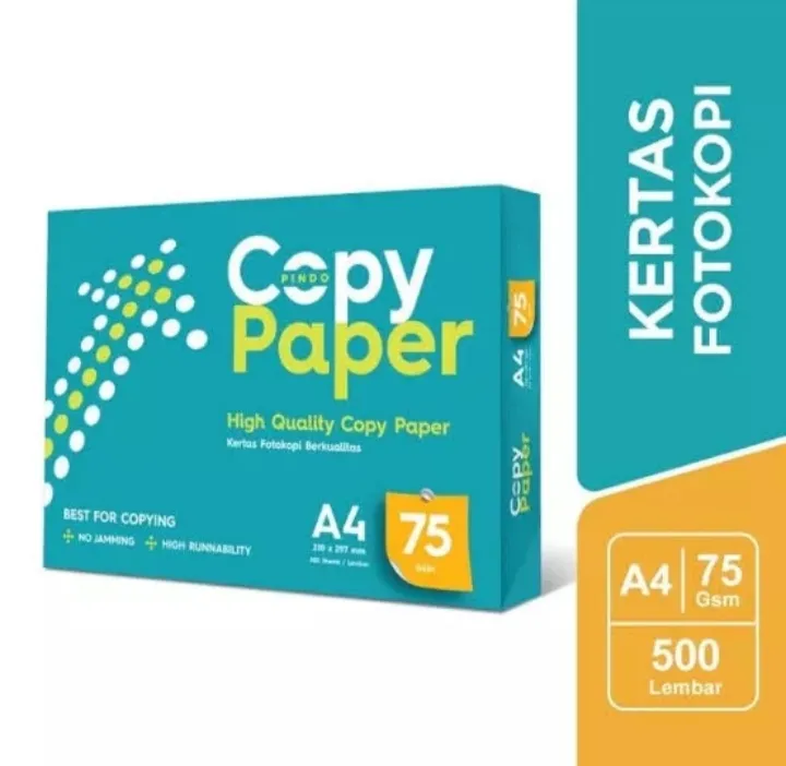 kertas hvs a4/f4 copy paper 1 rim 500 lembar | Lazada Indonesia
