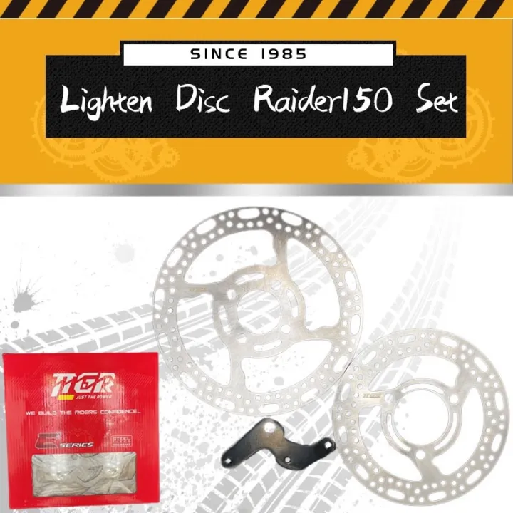 TTGR Lighten Disc Raider150 Set With Bracket For Raider150 Carb (Front ...