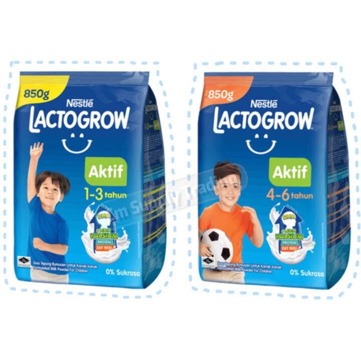 Nestle Lactogrow 1-3 4-6 Tahun year old 850g | Lazada
