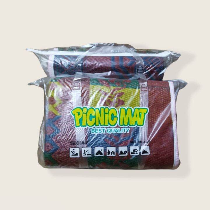 Tikar Piknik jumbo 4 lipat 2X3 METER Tikar Plastik Empat lipat | Lazada ...
